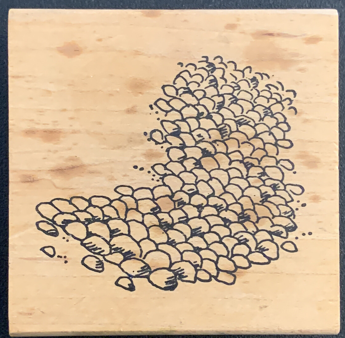 Peddler’s Pack Stone Pebble Rock Path Rubber Stamp | eBay