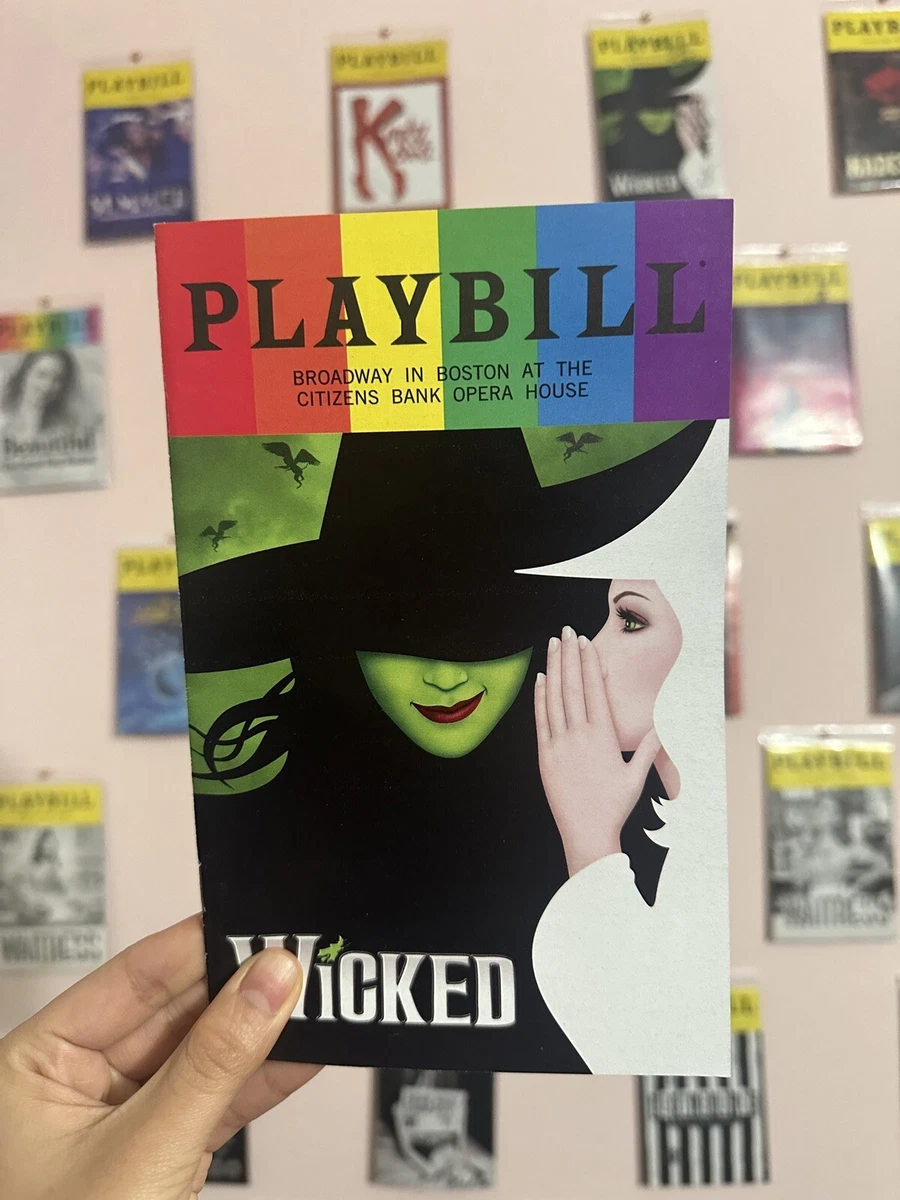 Wicked Playbill Inside