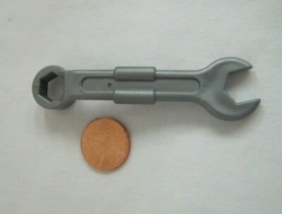 Lego Duplo Grey Silver Utensil Wrench W/ Hand Grips For Minifigs ...