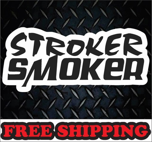 Stroker Smoker Decal Sticker Turbo Diesel Truck Crew Cab Soot Def Plug ...