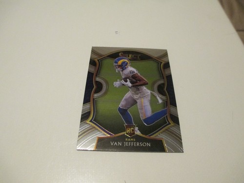 2020 Panini Select Concourse Van Jefferson Los Angeles Rams Rookie Card ...