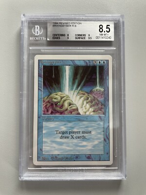 BGS 8.5| 1x Braingeyser | Revised Edition | Magic The Gathering ...
