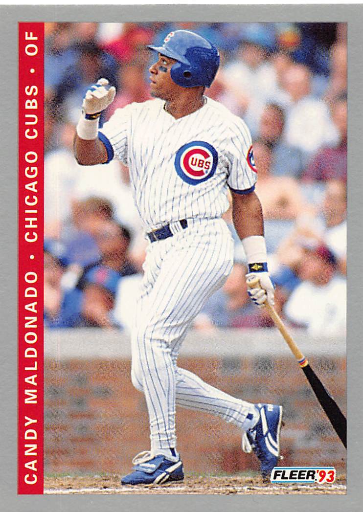 Candy Maldonado 1993 Fleer Final Edition F-9 Chicago Cubs Baseball Card ...