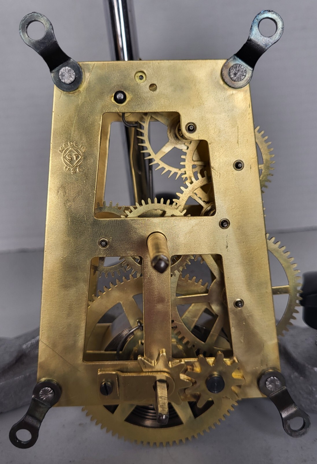 SETH THOMAS TIME ONLY CLOCK MOVEMENT 123H w/PENDULUM | eBay
