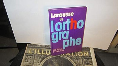 Larousse de l'orthographe by Larousse Paperback Book The Fast Free ...