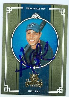 Alexis Rios autographed baseball card Blue Jays 2005 Donruss #241 ...