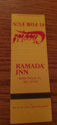 Vintage Matchbook Ramada Inn Sheffield Alabama !! 23 | eBay