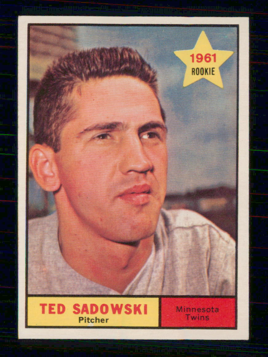 1961 TOPPS BASEBALL # 254 TED SADOWSKI RC INV J8185 | eBay