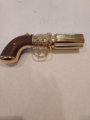 Avon Derringer Decanter Pepperbox Pistol Gun Bottle Empty | eBay