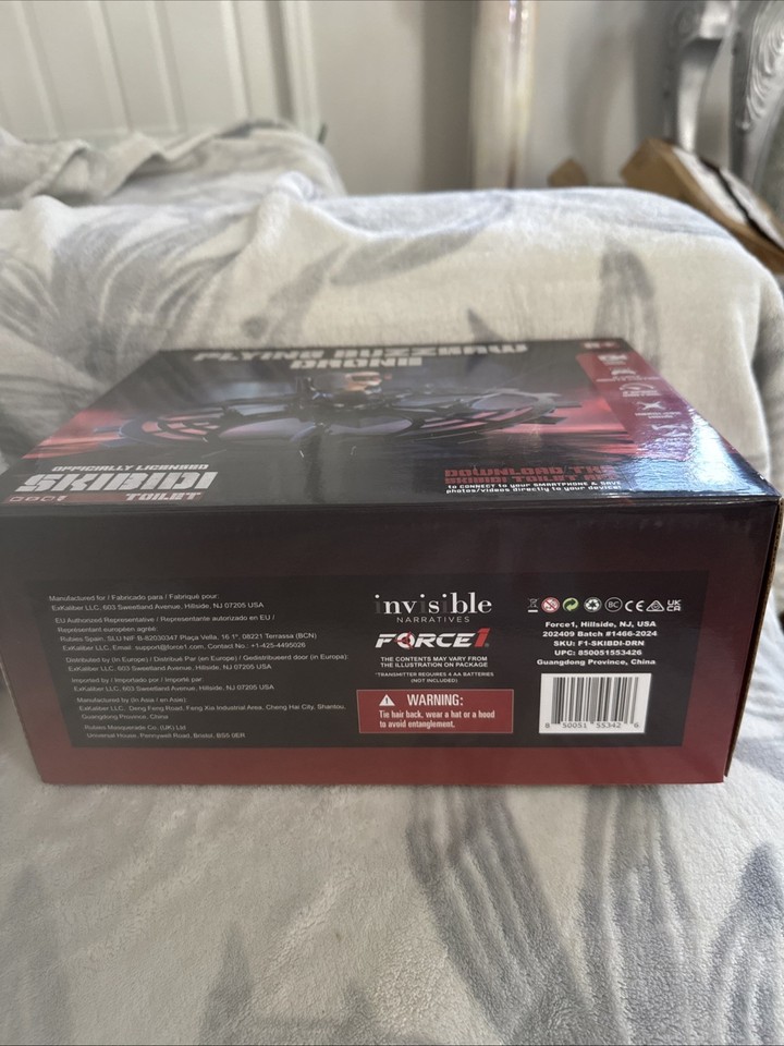 Force1 Skibidi Toilet RC Drone - Flying Buzzsaw Drones with 1080p FPV ...