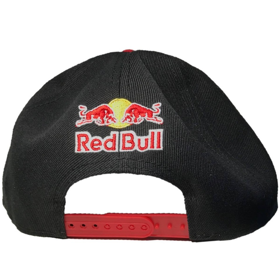 Red Bull Snapback Cap Large Logo Unisex Deadstock Adjustable | eBay