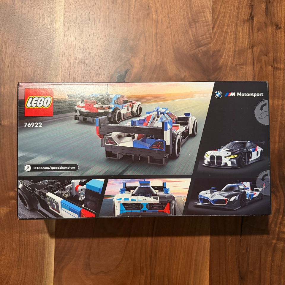 New Sealed LEGO Speed Champions BMW M4 GT3 & BMW M Hybrid V8 Race 76922 ...