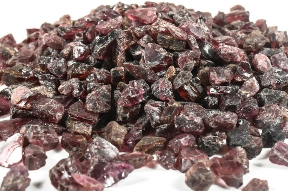 Red Almandine Garnet Rough Natural Gemstone Crystals 10 PCs | eBay