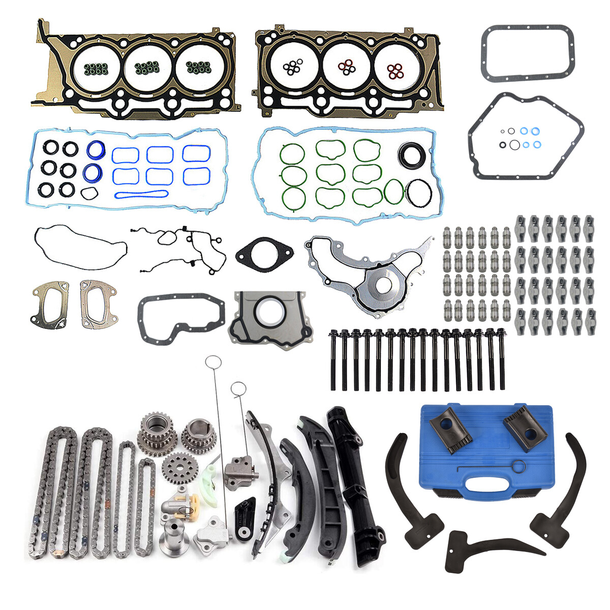 Rocker Arms Lifters Timing Chain Tool Kit For Pentastar 3.6L V6 Dodge ...