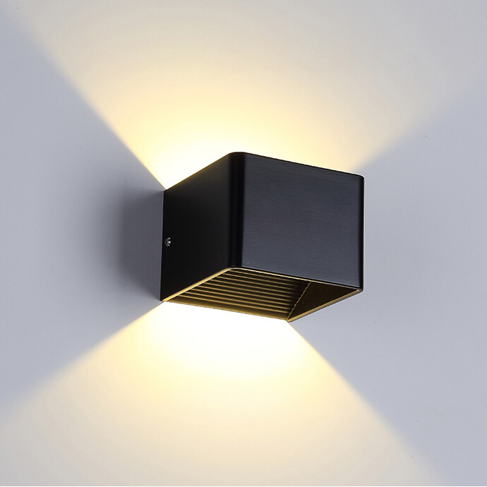 Up Down Lighting 5W LED Wall Mount Light Fixture Night Lamp Aluminum ...