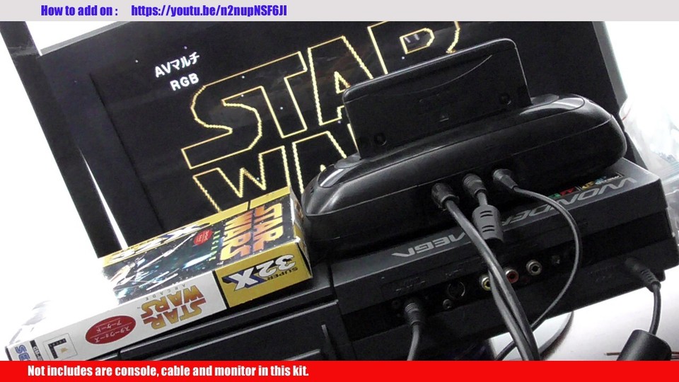 Assembly kit WONDERMEGA RG-M1 RGB compatible w/ Sega Genesis 2 Mega ...