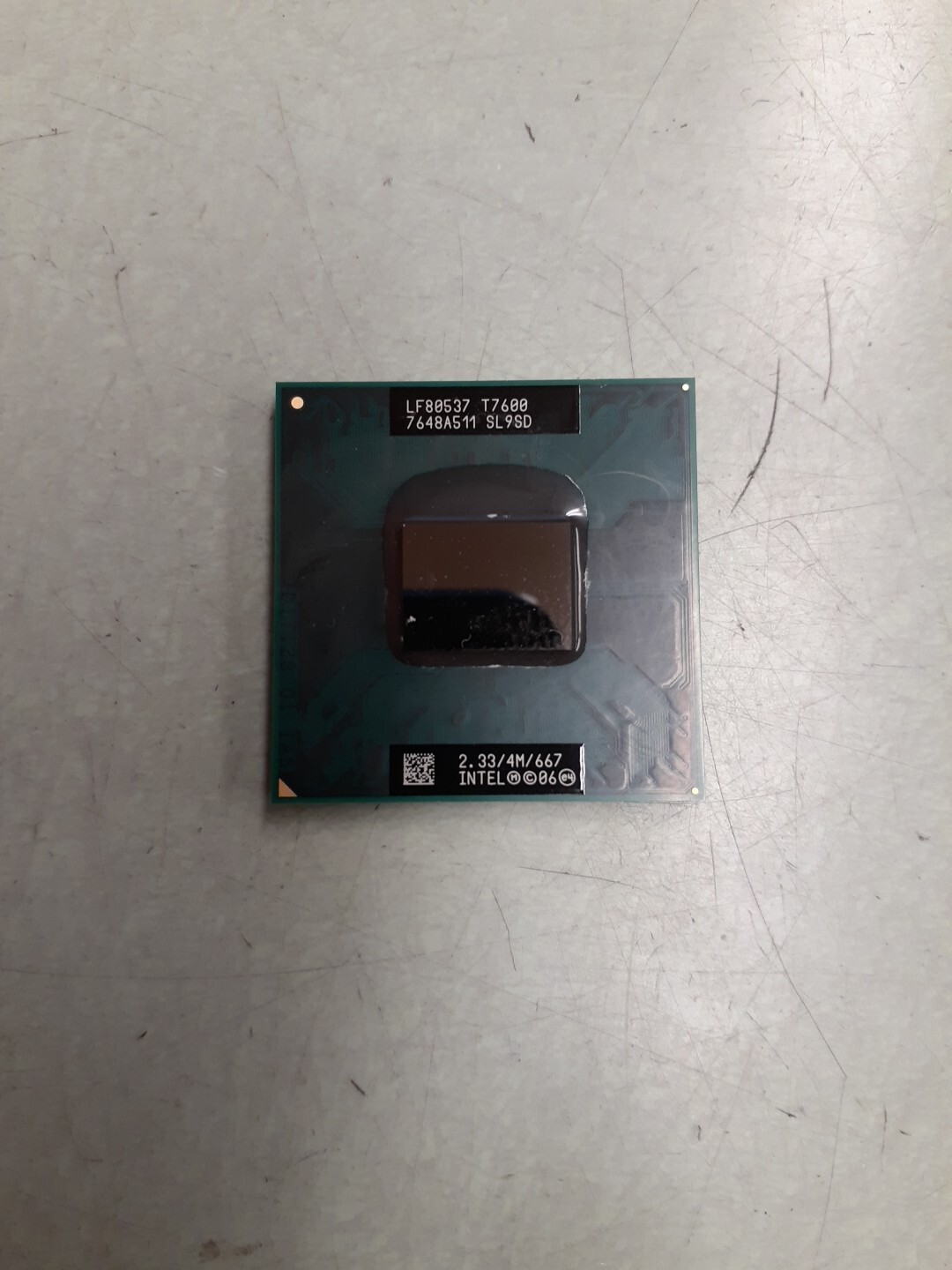 Intel Core 2 Duo T7600 CPU 2.33GHz Dual-Core 4MB Socket 478 Processor ...