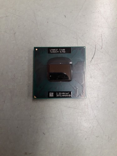 Intel Core 2 Duo T7600 CPU 2.33GHz Dual-Core 4MB Socket 478 Processor ...