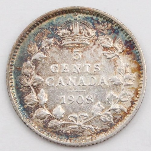 1908 Canada 5 cents Large 8 VF | eBay