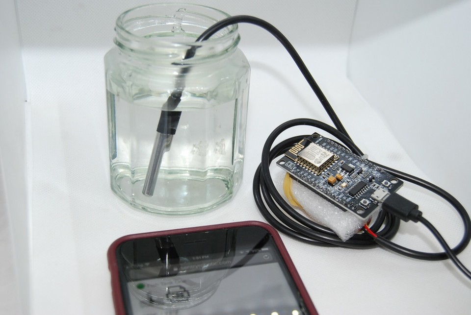 WaterProof WI-FI Wireless Monitor Tank Water Outdoor/Indoor TemperTure ...