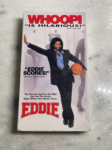 EDDIE Basketball Movie Sealed New VHS Whoopi Goldberg Hollywood ...