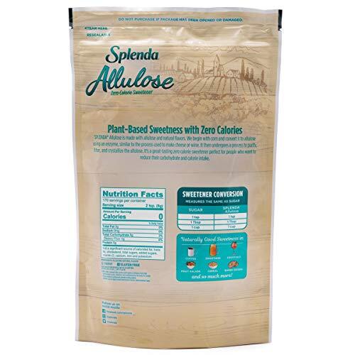 SPLENDA Allulose Plant Based Zero Calorie Sweetener For Baking ...