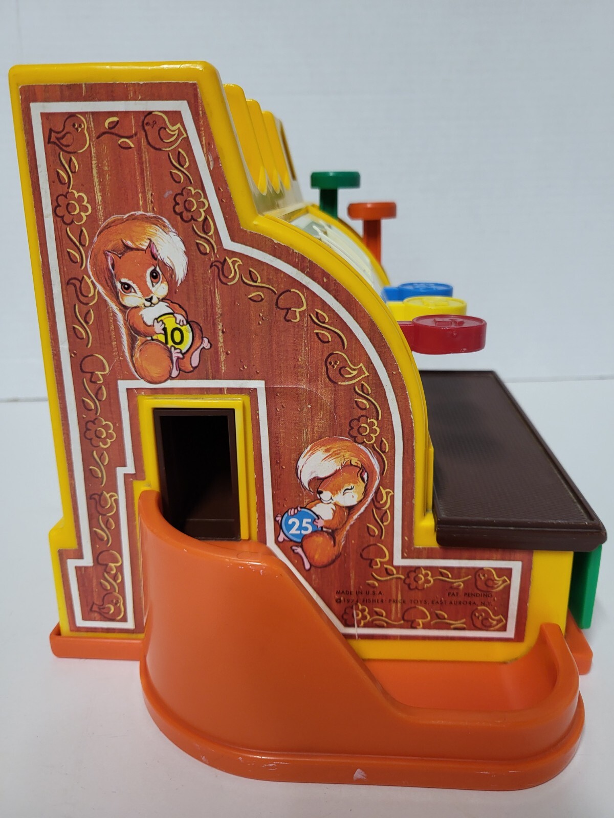 Vintage 1974 Working Ringing Bell Fisher Price Cash Register Toy | eBay