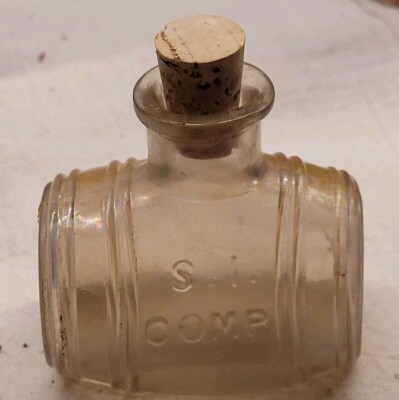 AWESOME RARE CLEAR SENATE INK COMPANY S. I. COMP FIGURAL BARREL INK ...