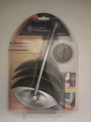 GE Desk Monitor PC Microphone New Sealed- H097716- | eBay