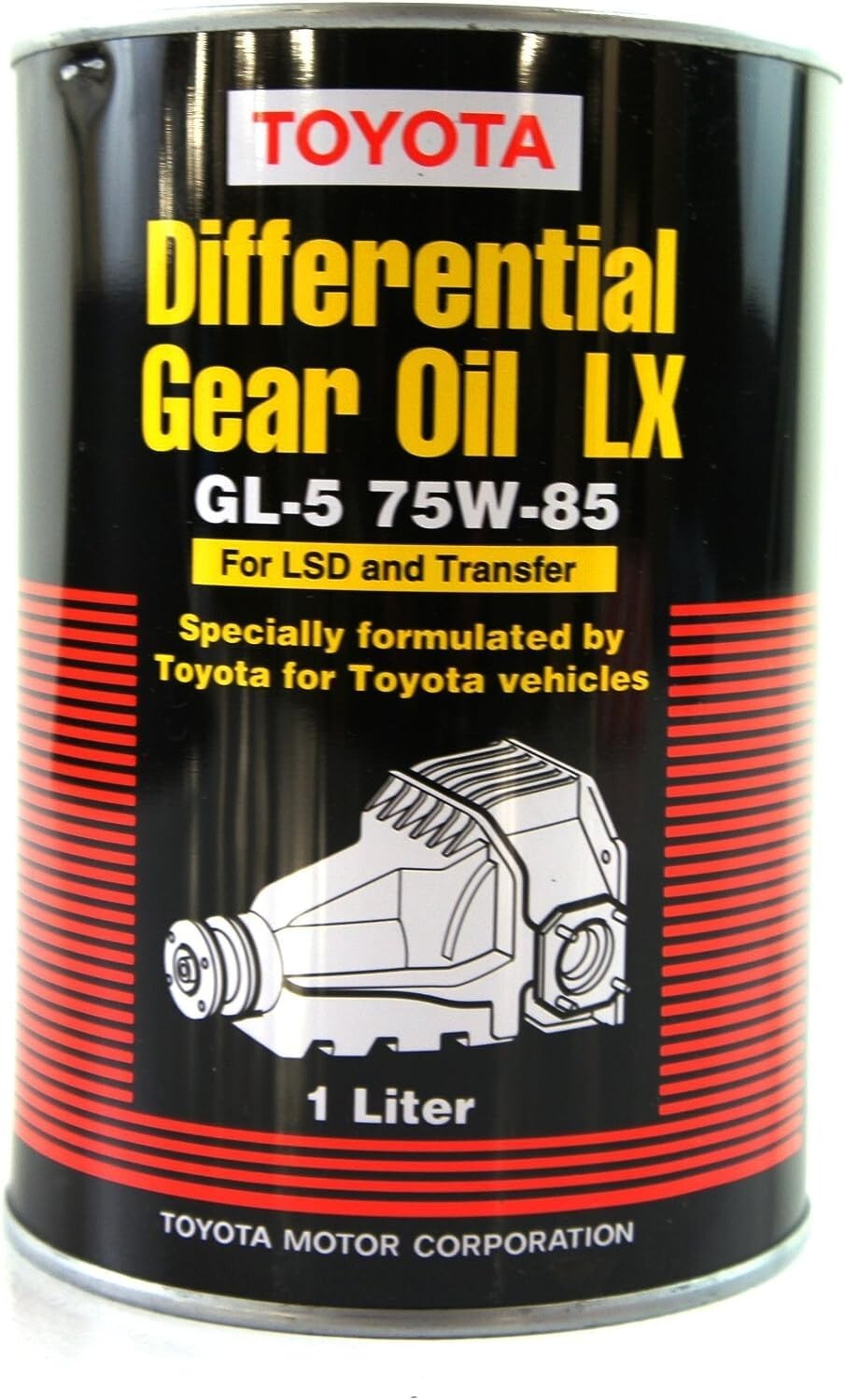 Genuine Toyota 75W-85 Differential Gear Oil GL-5 LX for Limited Slip ...