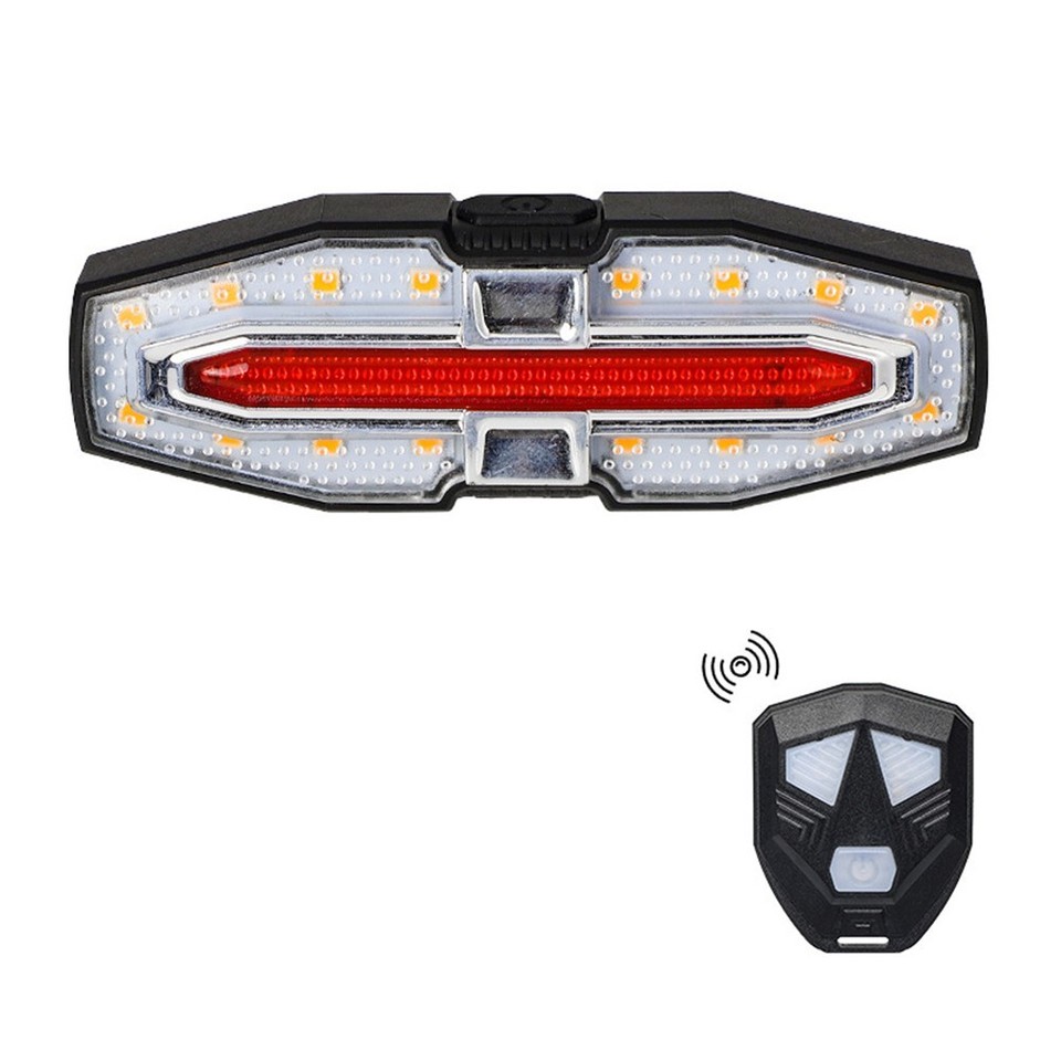 Red and Yellow Blinking Bike Turn Signals Light for Effective Signaling ...