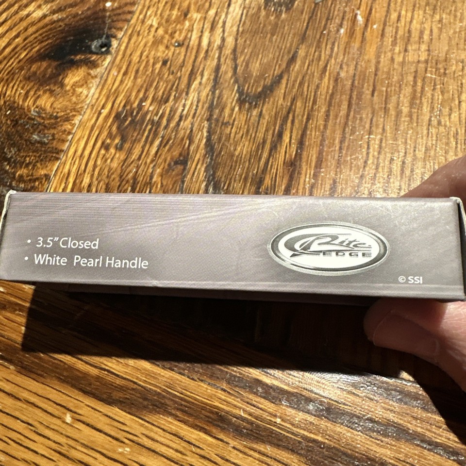 Rite Edge Congress Pocket Knife White Pearl Brand New | eBay