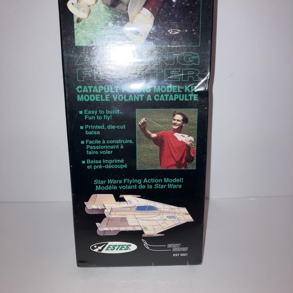 Vintage 1996 Estes Star Wars A-Wing Fighter Flying Model Rocket EST ...