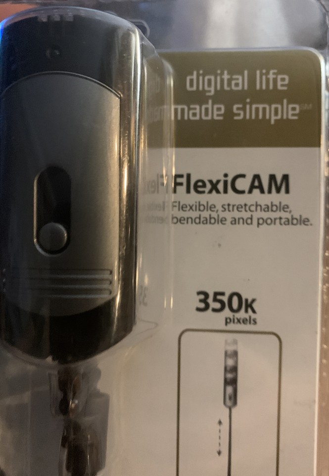 HelloWorld Digital USB Flexicam PK-5 350k Adjustable Compact Web Camera ...