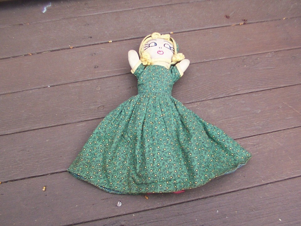 Vintage Black Americana White Topsy Turvy Cloth Doll 2 sided RARE old ...