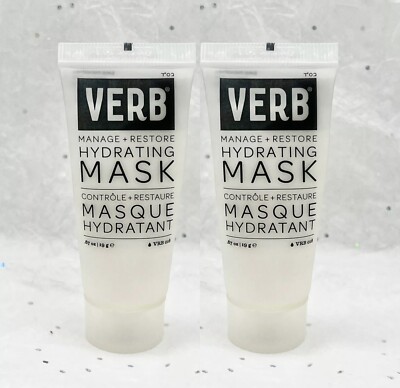 X2 VERB Manage & Restore Hydrating Mask .67oz./19g Travel Size | eBay