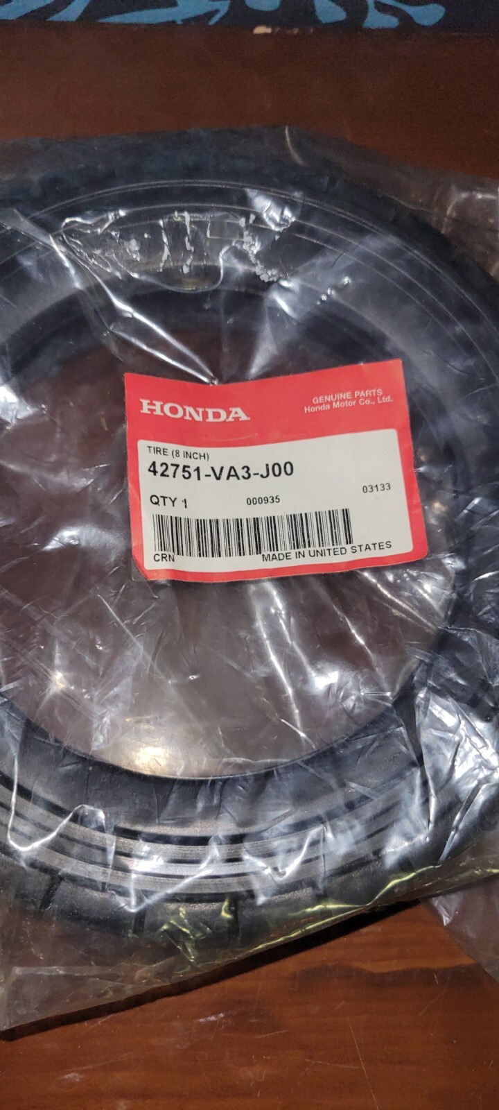 New In Package OEM Honda Tiller Tire 8" Mower # 42751-VA3-J00 Made USA | eBay