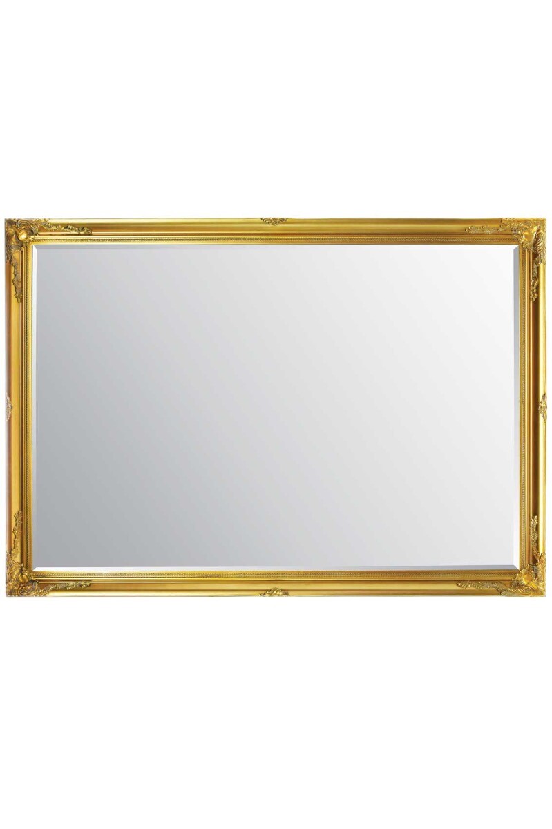 Extra Large Mirror Lull Length Leaner Classic Gold 6Ft7 X 4Ft7 201cm X ...
