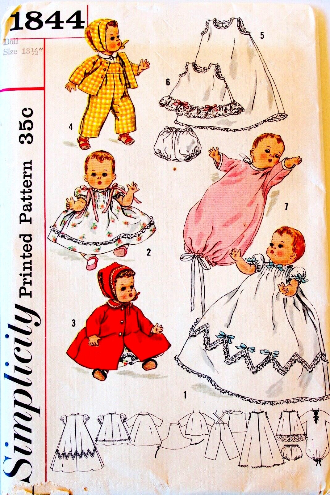 RARE! Vintage DOLL CLOTHES Sewing Pattern ~ YOU PICK! ~ Cut & Complete ...