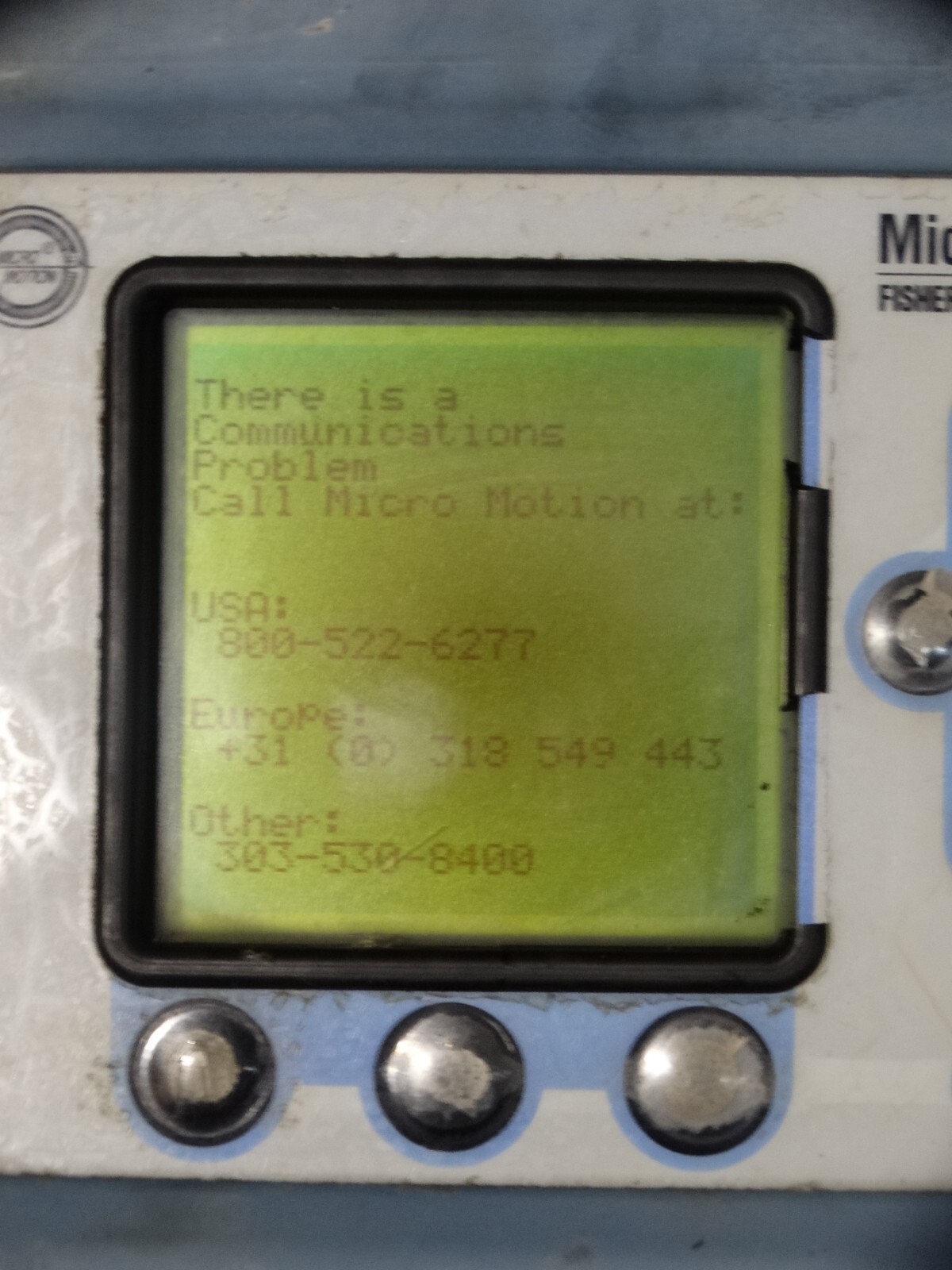 Fisher Rosemount Micro Motion Controller, For PARTS/REPAIR | eBay