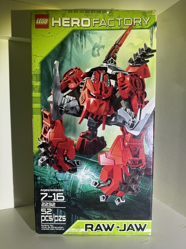 LEGO HERO Factory: Raw-Jaw (2232) NEW Factory Sealed-Retired 2011-Very ...