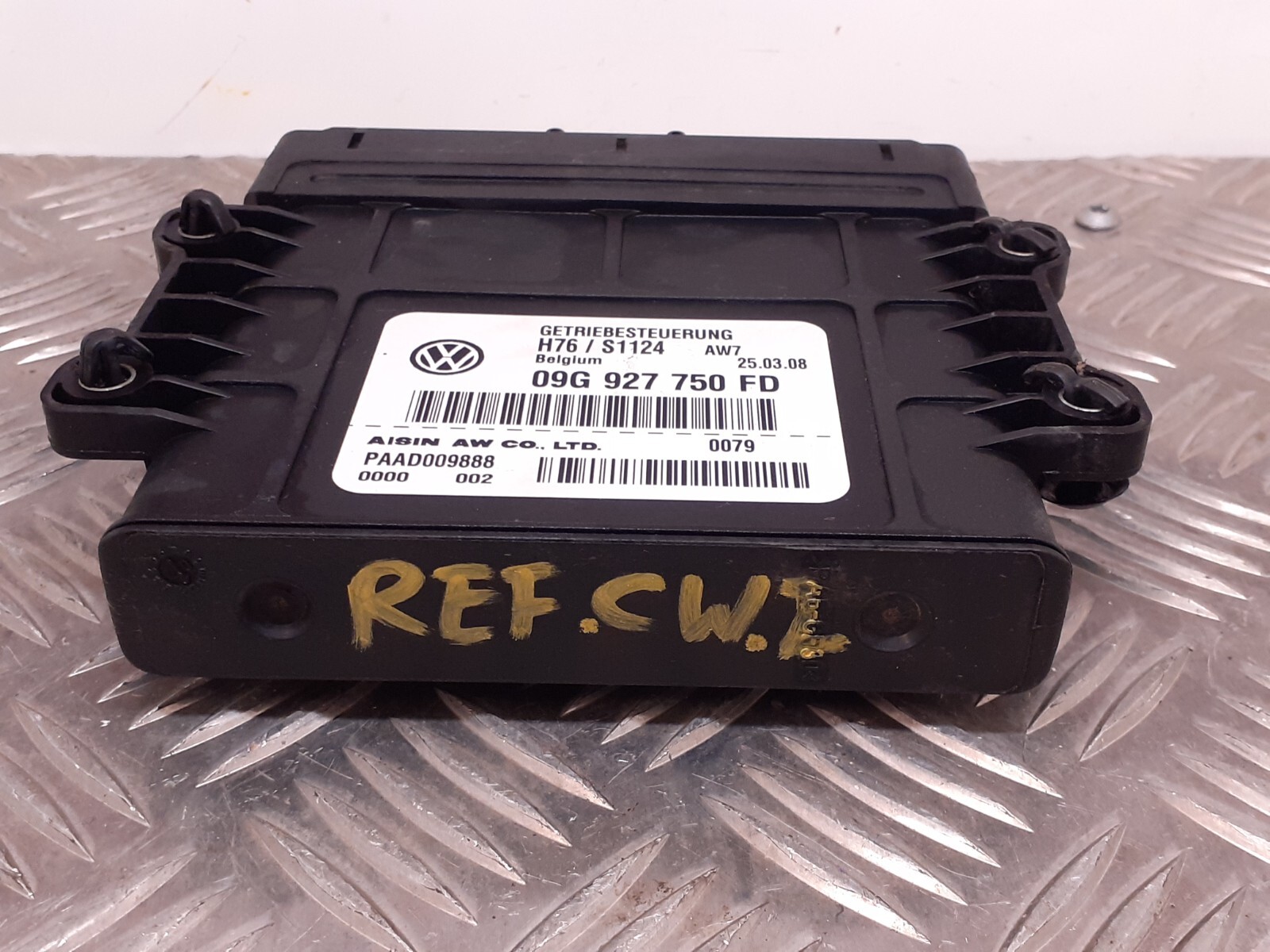 VOLKSWAGEN TIGUAN 2009 2.0 TDI 09G927750FD GEARBOX CONTROL UNIT MODULE ...