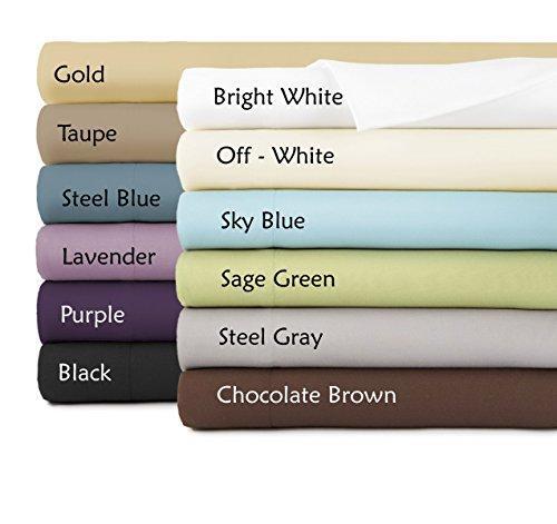 Southshore Fine Linens - Oversized Flat Sheets Extra Large 132 Inches ...