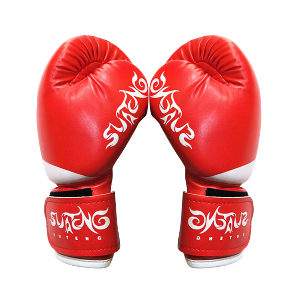 1 Pair Sport Protection PU Leather Kids Boxing Gloves Training ...