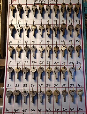 CLASSIC CAR KEYS WILMOT BREEDEN UNION MRN SERIES 1-50 ORIGINAL KEYS ...