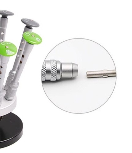 Frameless glasses screwdriver set with 8 screwdrivers and base | eBay