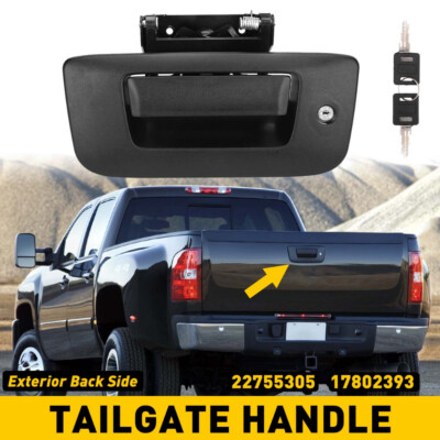 Tailgate Handle Rear Locking Tailgate Latch Handle with Key For Chevy ...