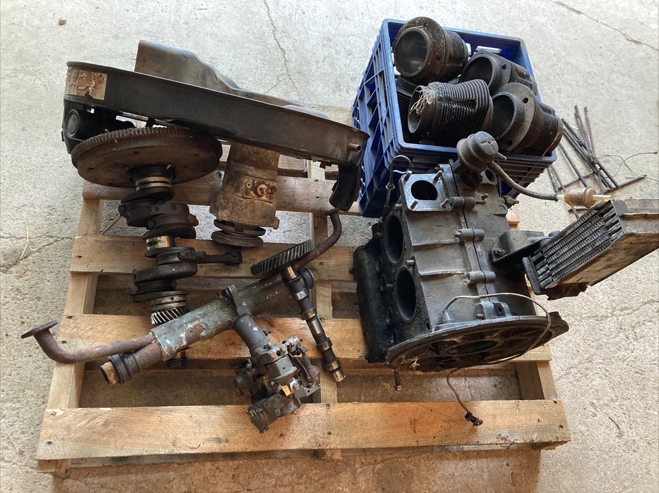 vw air cooled engine motor vw bug bus ghia Parts Lot Pallet | eBay