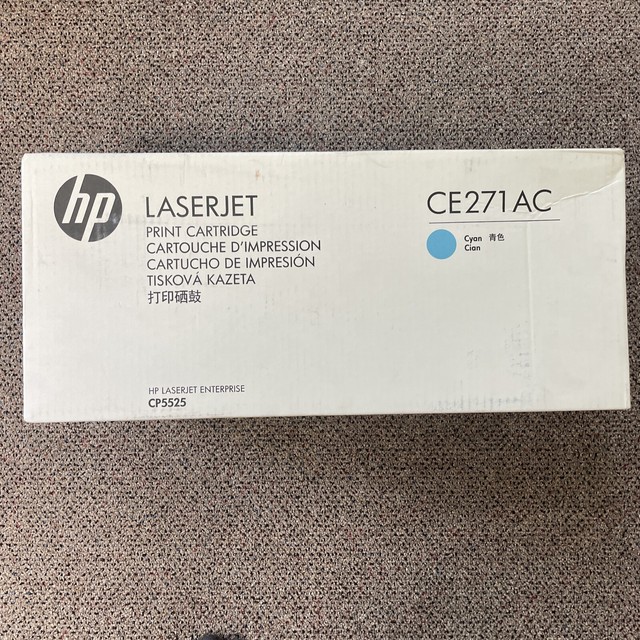 HP CE271AC Cyan Toner Cartridge for sale online | eBay