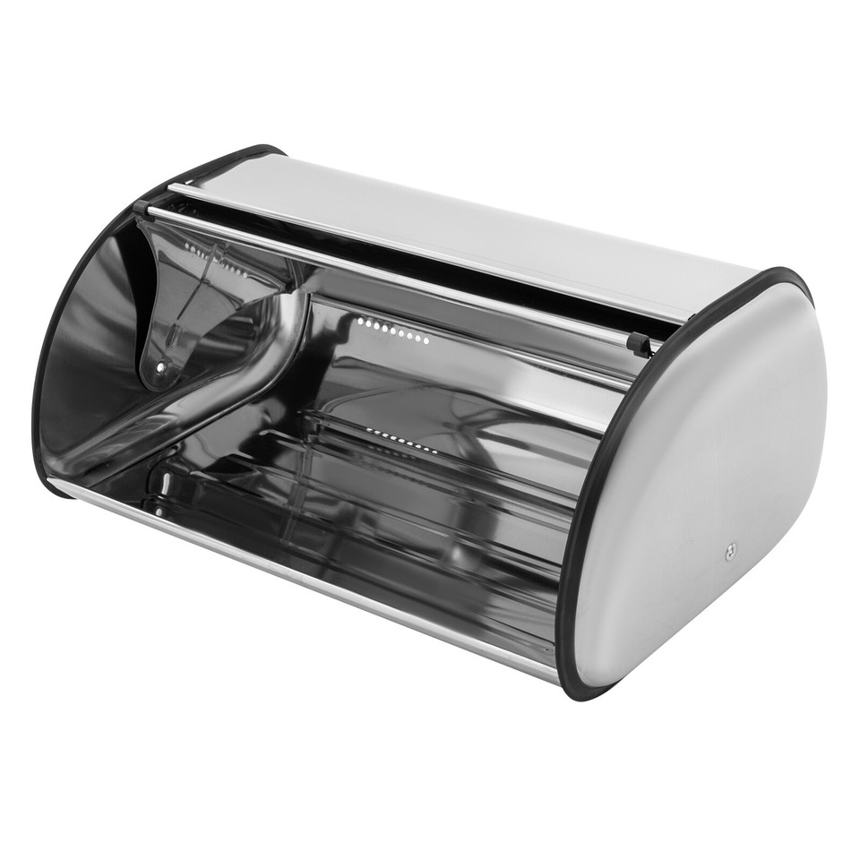 Stainless?Steel?Bread?Box,?Silver Bread?Bin, Kitchen Counter Bread ...